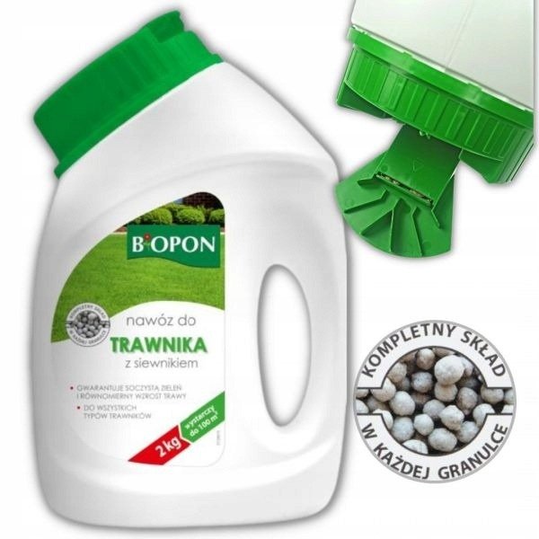 Nawóz Do Trawnika Z Siewnikiem Bopon 2 Kg - Biopon | Sklep EMPIK.COM