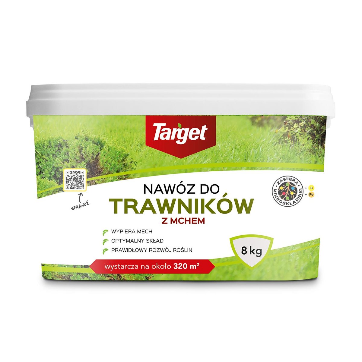 Nawóz do trawników z mchem z mikroelementami 8 kg - Target | Sklep EMPIK.COM