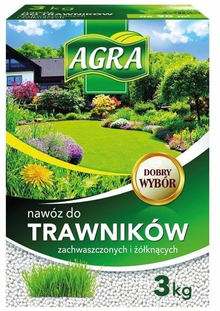 Nawóz do trawników zachwaszczonych 3 kg Agrecol - Agrecol | Sklep EMPIK.COM