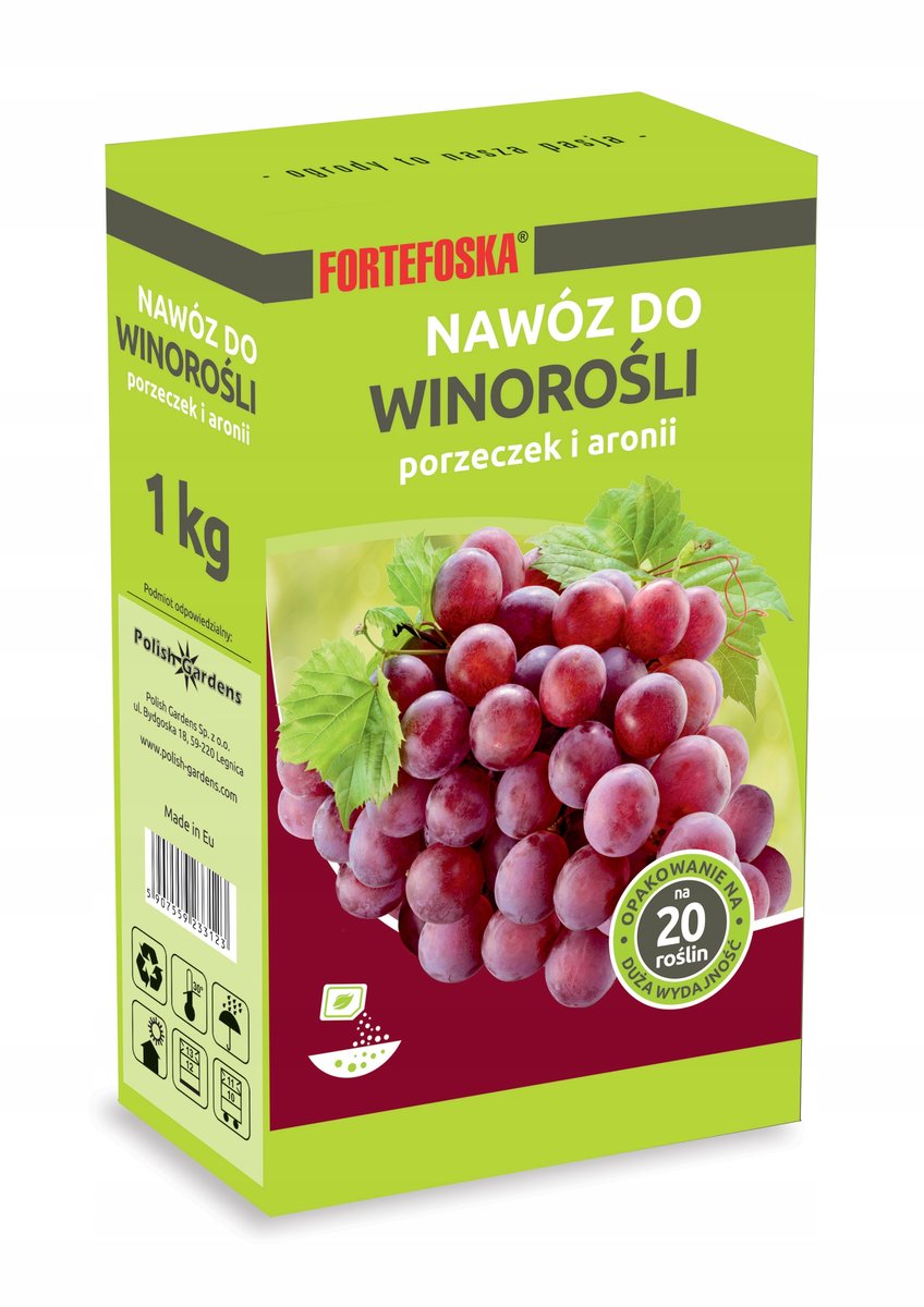 Nawóz do Winorośli Fortefoska 1kg Granulat Bardzo Wydajny - Woodland ...