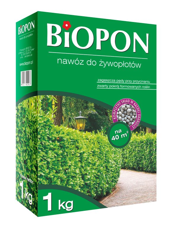 Nawóz do żywopłotów Biopon 1kg - Biopon | Sklep EMPIK.COM