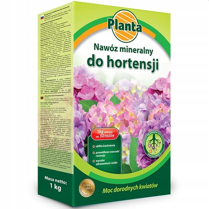 Nawóz mineralny do hortensji 1 kg - Planta | Sklep EMPIK.COM