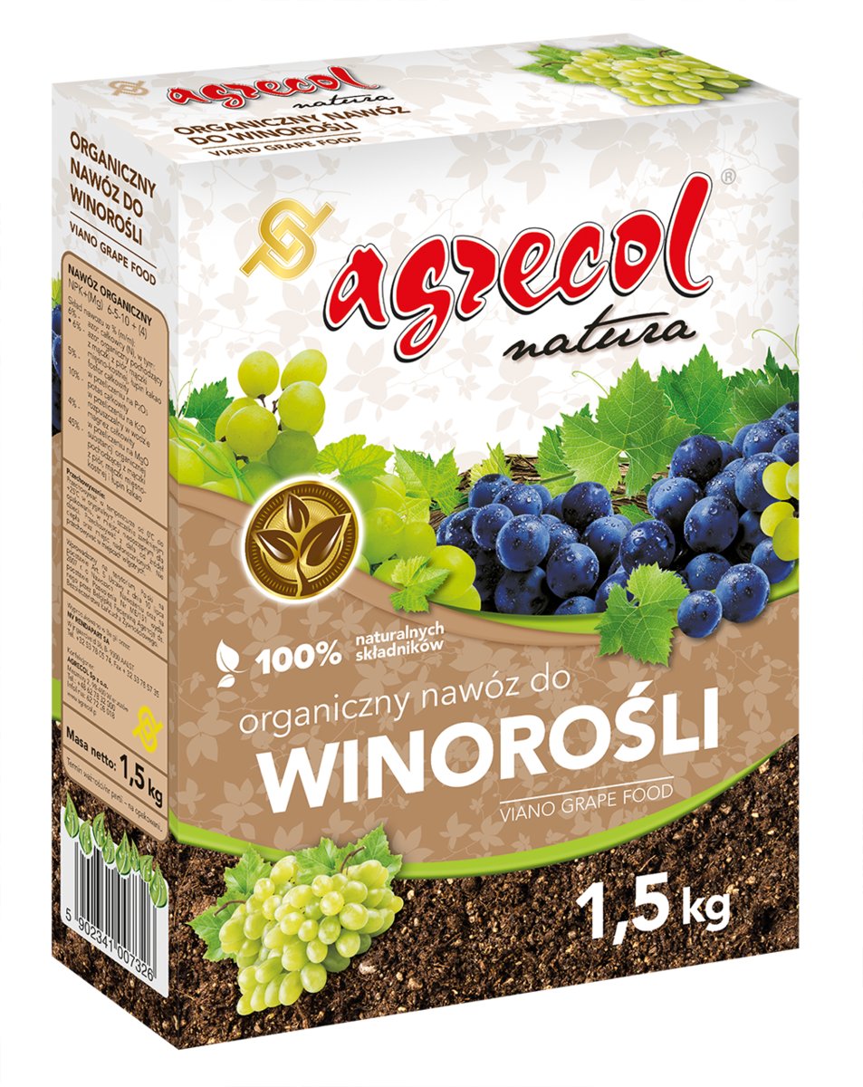 Nawóz organiczny do winorośli AGRECOL 1.5KG - Agrecol | Sklep EMPIK.COM