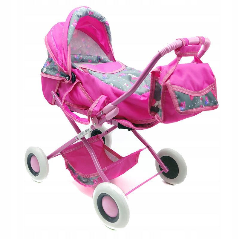 ND17_ZB-157556 Wozek dla lalki ZUZIA gleboki LAZU - ATIX | Sklep EMPIK.COM