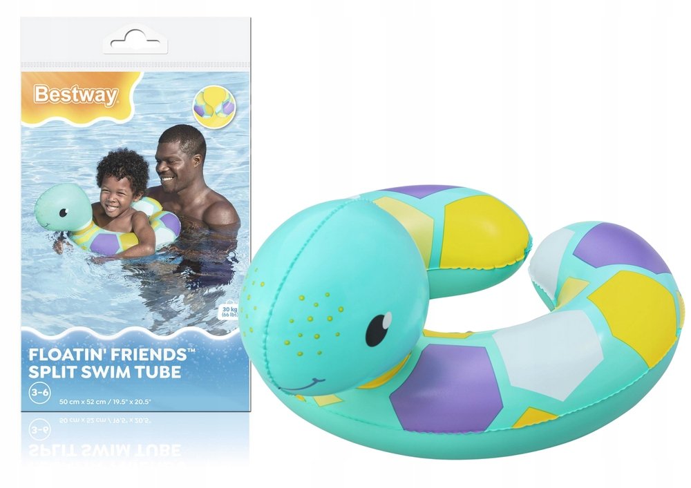 ND24_21426 Kolo Do Plywania Zolw 50 x 52 cm Bestw - Bestway | Sklep ...