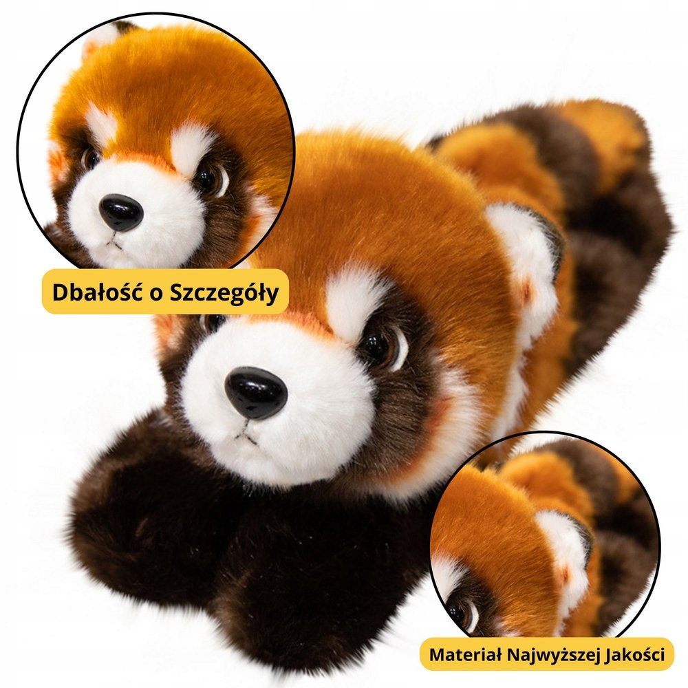 ND24_22560 Pluszowa Panda Ruda Maskotka Brelok Ko - Lean Toys | Sklep ...