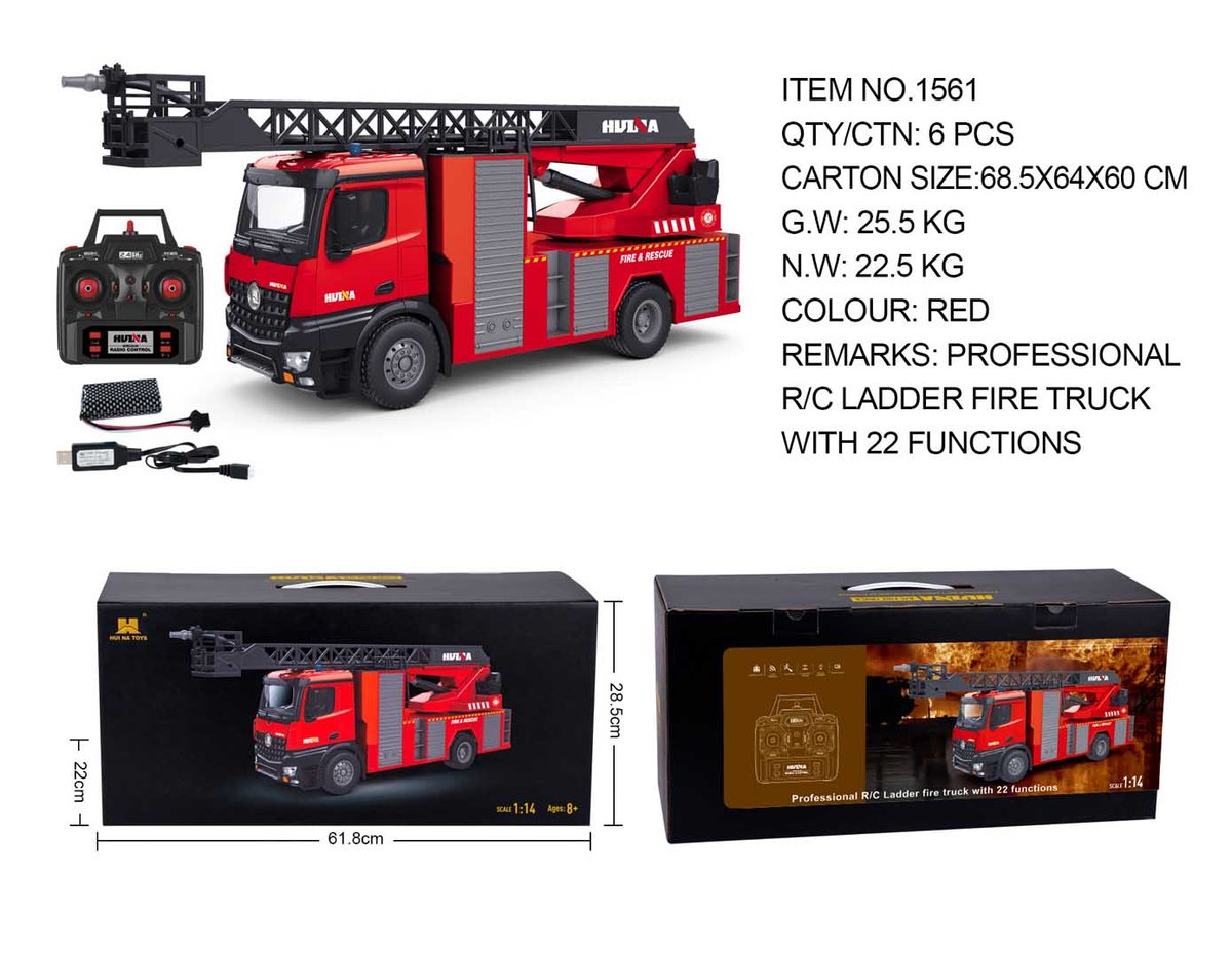 ND28_16434_ZRC_1561 MEGA Pojazd Straz Pozarna R/C - Inna marka | Sklep ...