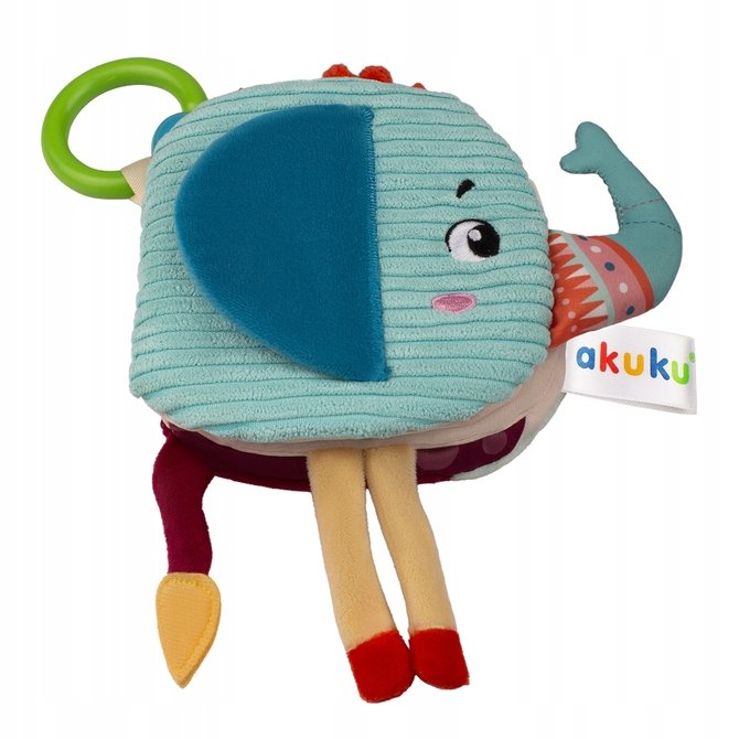 ND33_AKUKU-6955 A0672 KSIAZECZKA SENSORYCZNA SLON - Akuku | Sklep EMPIK.COM