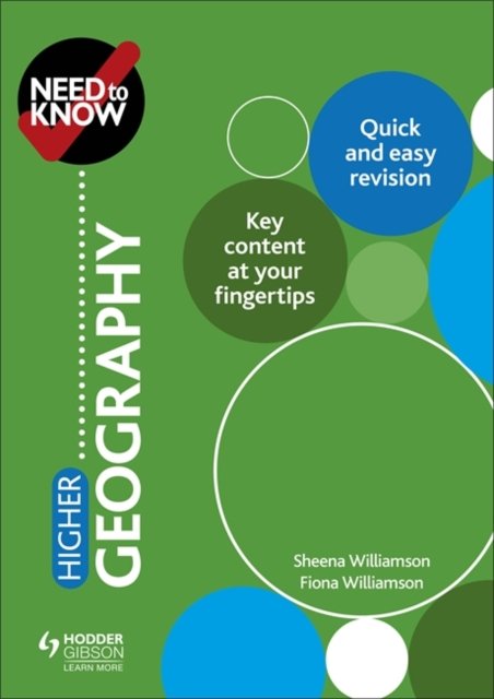 Need to Know: Higher Geography - Sheena Williamson | Książka w Empik