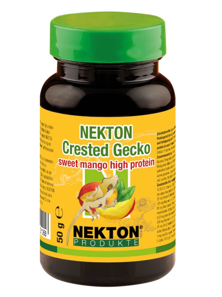 NEKTON Crested Gecko - zbilansowana karma dla gekonów orzęsionych z dodatkiem mango 50g - Nekton ...