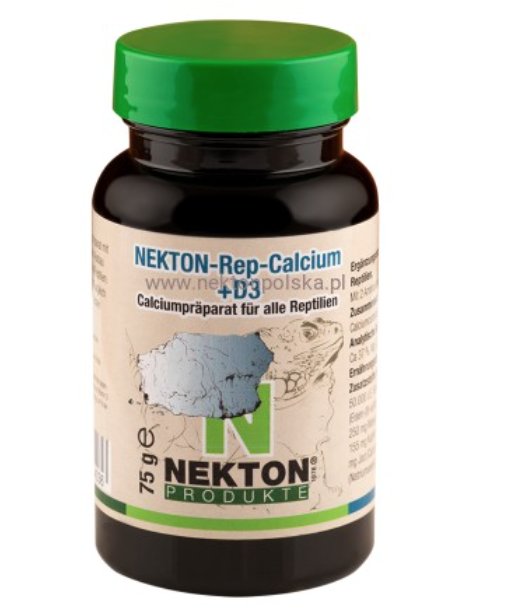 NEKTON-REP- Calcium + D3 65g - Preparat wiatminowy dla wszystkich gadów ...