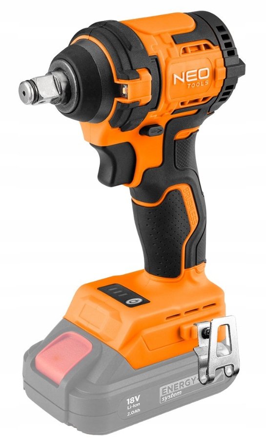 NEO TOOLS, Klucz udarowy bezszczotkowy 18V, 350Nm, 1/2”, compact, Energy+, bez akumulatora, 04 ...
