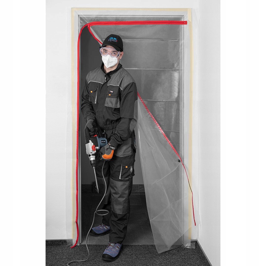 NEO TOOLS, Kurtyna, osłona przeciwpyłowa z zamkiem "L" PE, 49-800 - NEO TOOLS | Sklep EMPIK.COM