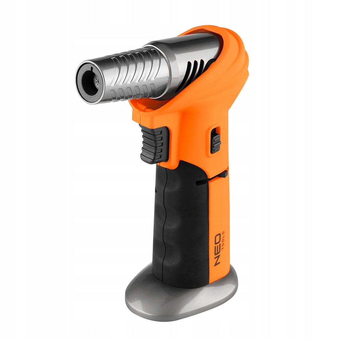 NEO TOOLS, Mikropalnik gazowy z zapłonem piezo, 360st., regulacja płomienia, pojemność 10g, 19 ...