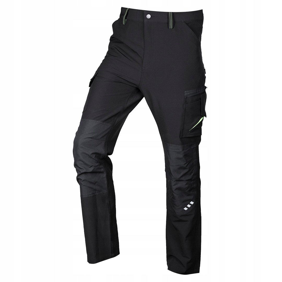 NEO TOOLS, Spodnie robocze Mix&Match, 4 way stretch, czarno-zielone, rozmiar XS, 81-295-1-XS ...