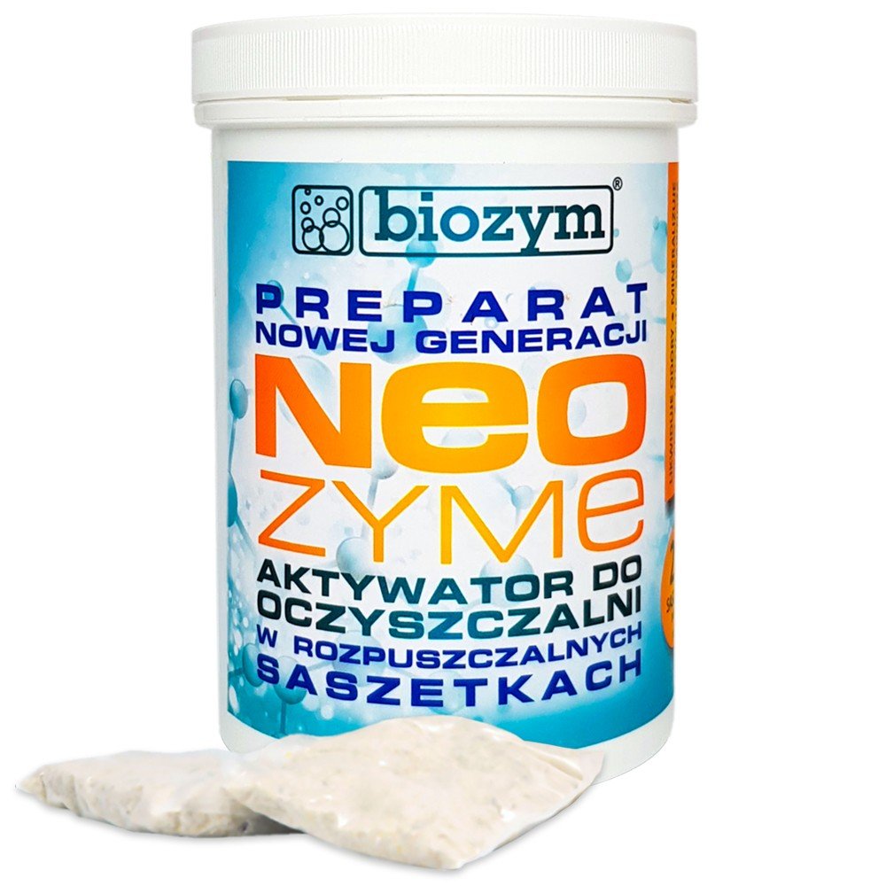 Neozyme Aktywator biologiczny saszetki bakterie do oczyszczalni 26 szt ...