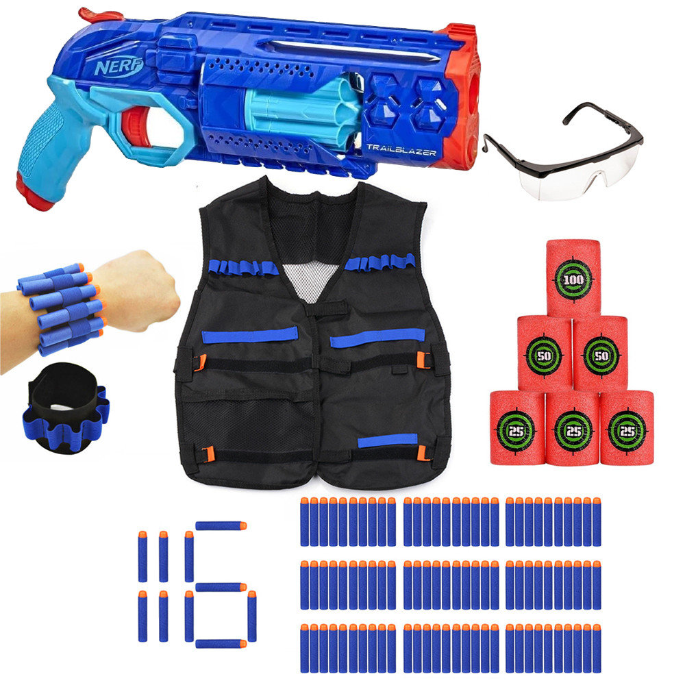 Nerf Elite 2.0 Trailblazer RD-8 Wild Edition F5030 + Kamizelka + 100 ...