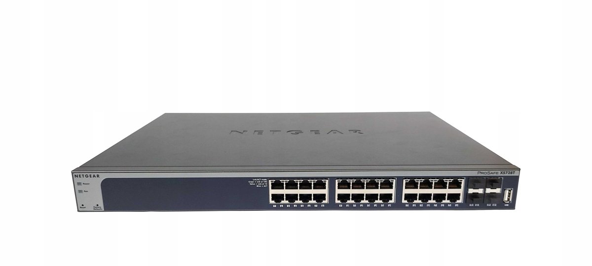 Netgear XS728T ProSAFE 28-Port 10-Gigabit Smart Switch - Netgear ...