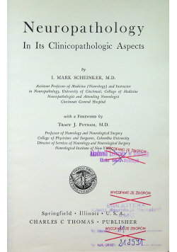 Neuropathology In Its Clinicopathologic Aspects - | Książka w Empik