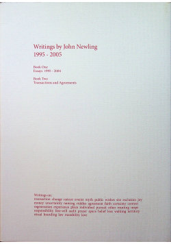Newling Writings 1995 - 2005 2 tomy - | Książka w Empik