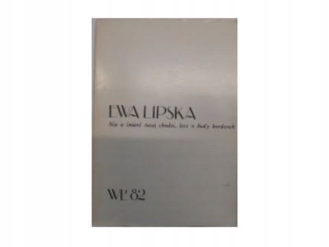 Nie o śmierć tutaj chodzi, lecz o biały kordonek - Lipska Ewa | Książka ...