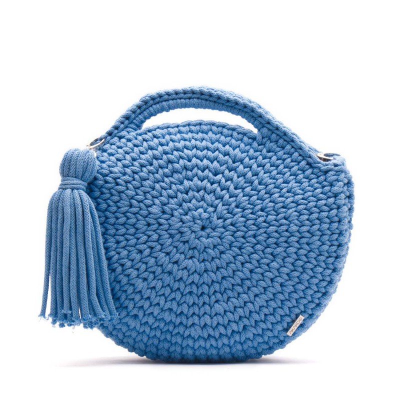Niebieska Szydełkowana Torebka - AKARDO | Moda Sklep EMPIK.COM