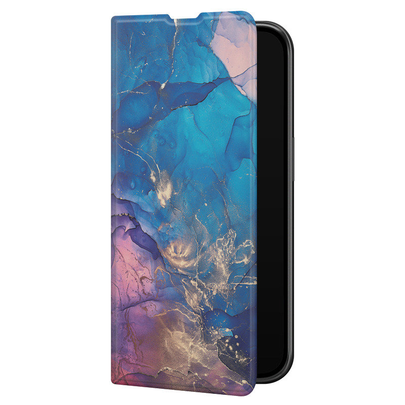 Niebieski marmur golden - redmi note 13 pro 5g etui zamykane [tif 23s ...