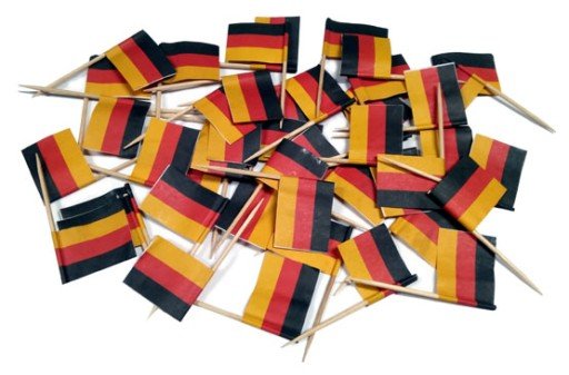 Niemcy flaga wykałaczki flagi pikery 50 sztuk Deutschland - Horyzont | Sklep EMPIK.COM