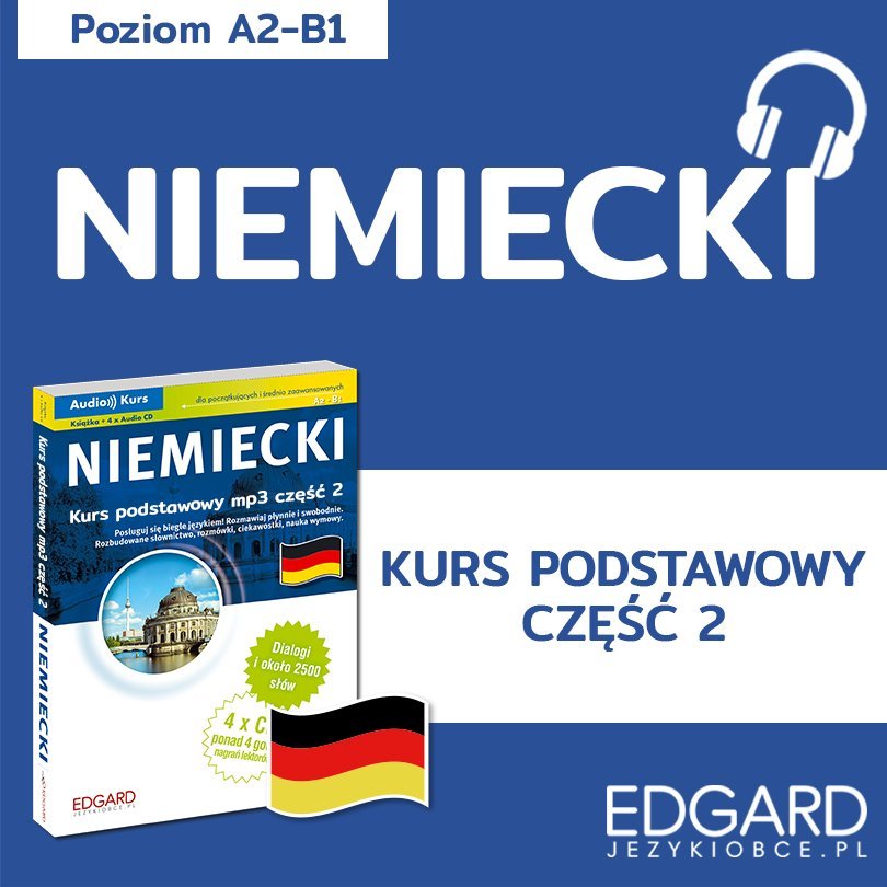 Niemiecki. Kurs podstawowy. Część 2 - audiobook - Opracowanie zbiorowe | Audiobook Sklep EMPIK.COM