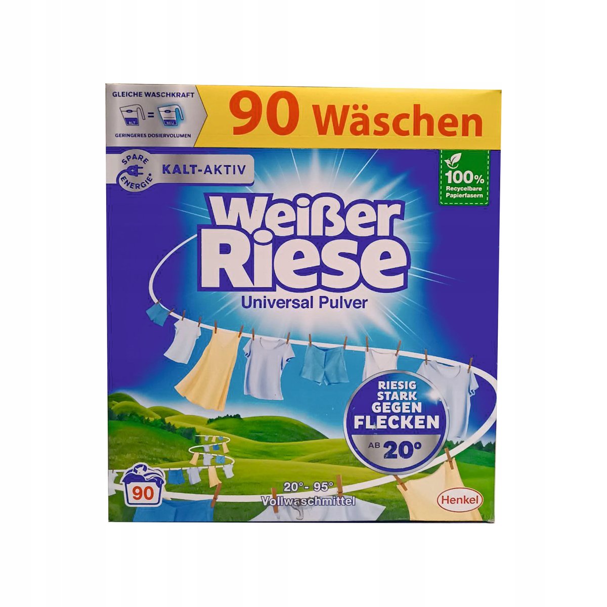 Niemiecki Weisser Riese Universal Proszek do prania 90 prań 4,5kg DE ...