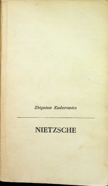 Nietsche - W opisie | Książka w Empik