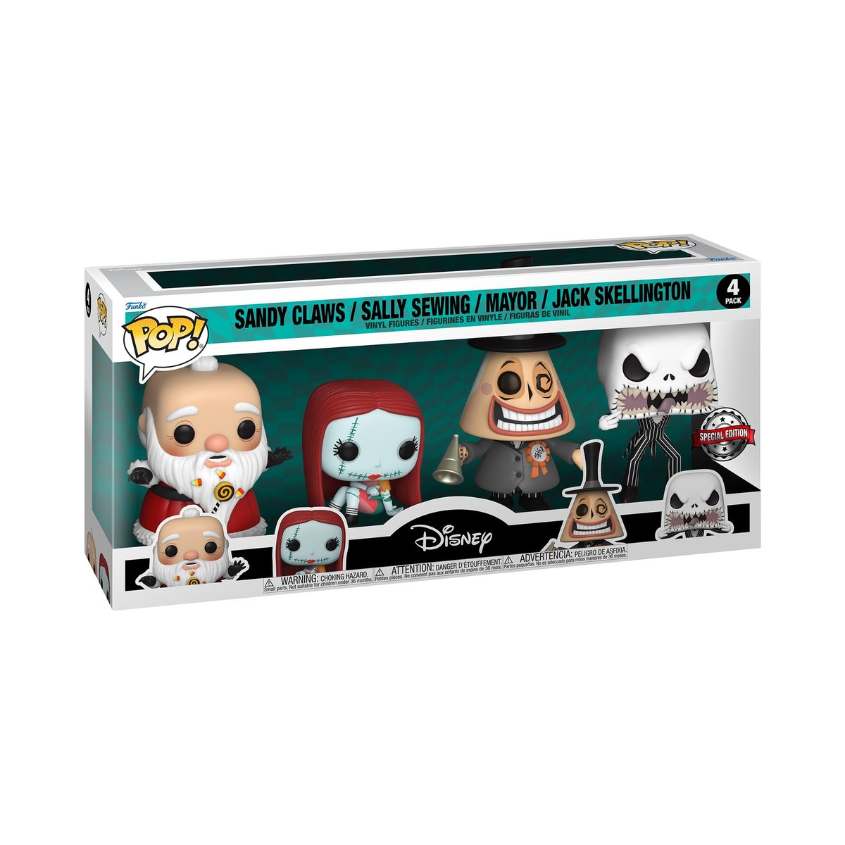 Nightmare Before Christmas Sandy Claws/Sally Sewing/Mayor/Jack ...