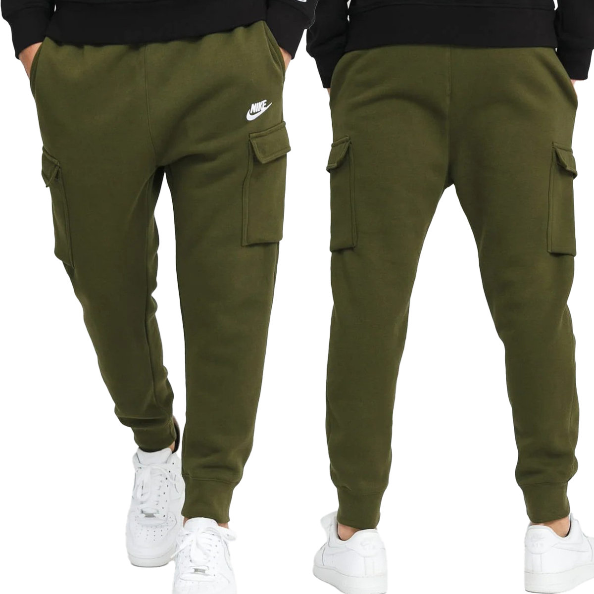 Nike spodnie męskie bojówki cargo dresowe khaki CD3129-326 L - Nike ...
