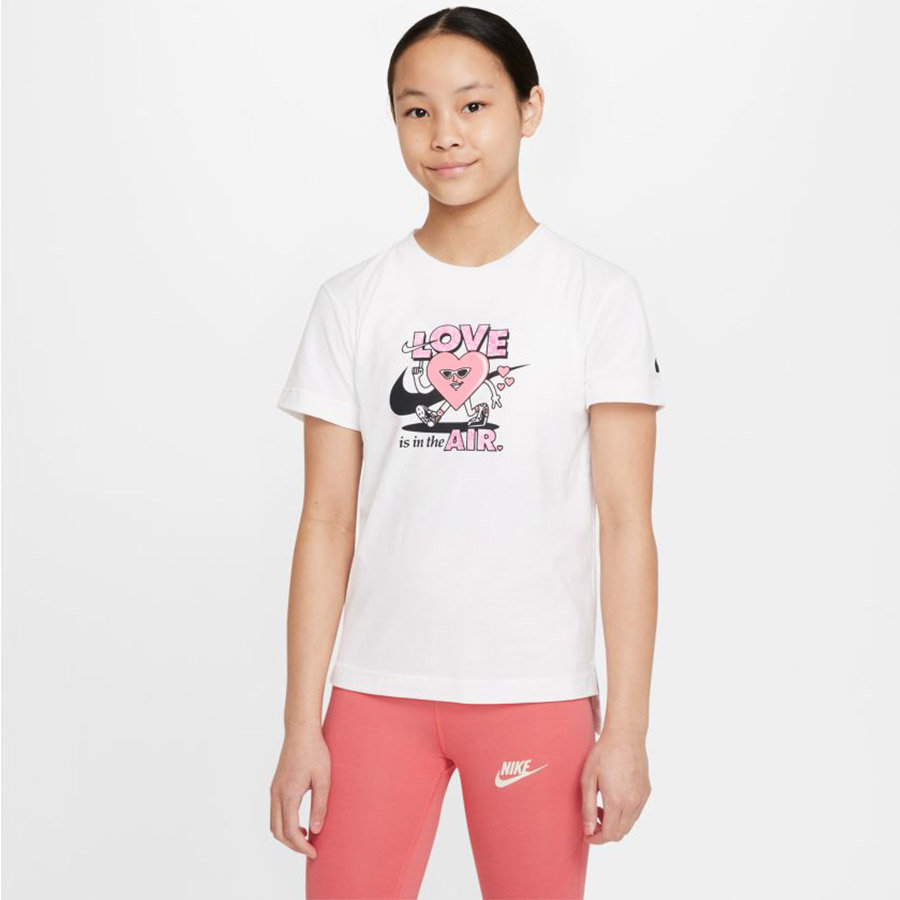 Nike Sportswear Jr, Koszulka, girls, DO1327 100, biały, XL - Nike | Sport Sklep EMPIK.COM