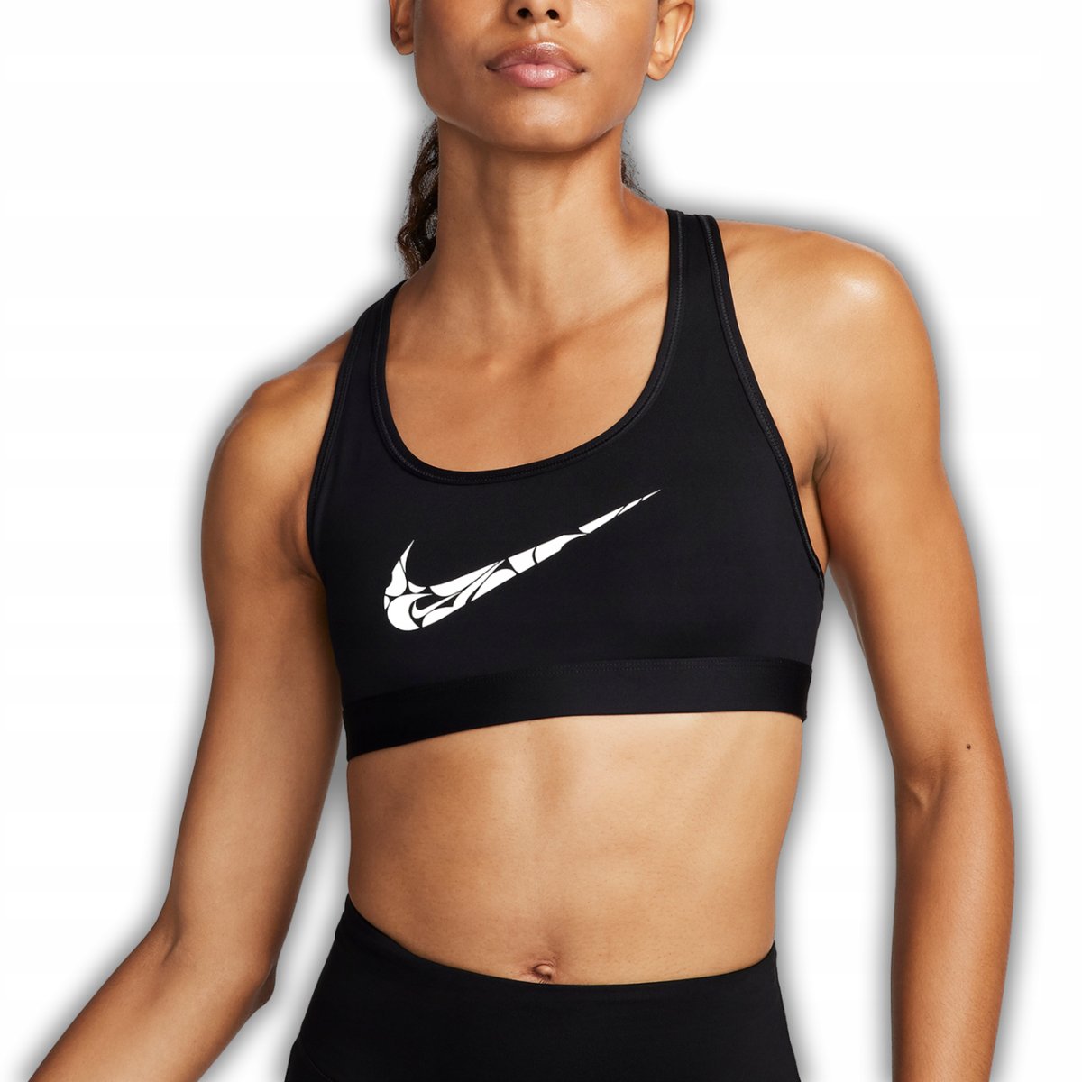 NIKE SWOOSH CZARNY BIUSTONOSZ SPORTOWY TRENINGOWY DAMSKI ROZMIAR XL WYGODNY - Nike | Moda Sklep ...