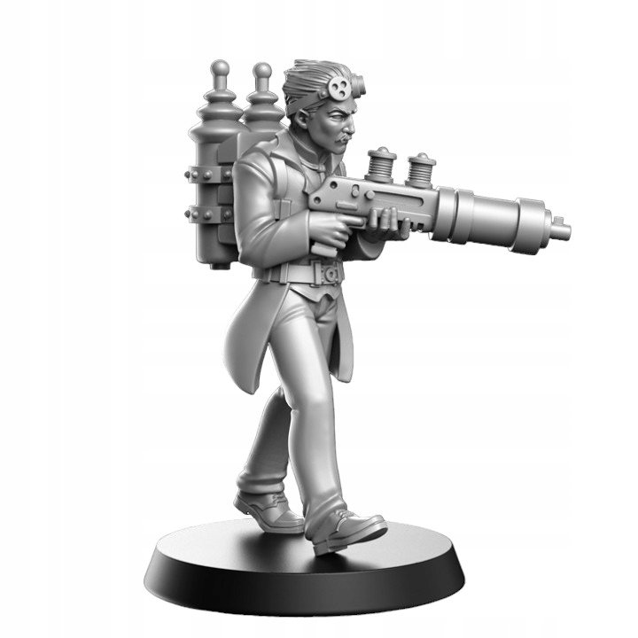 Nikola naukowiec figurka + podstawka do DND D&D 3D druk 12k RPG - Iron ...