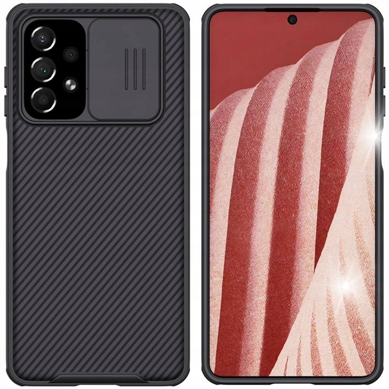 NILLKIN CAMSHIELD PRO SAMSUNG A73 5G CZARNY - pełna ochrona obiektywów ...