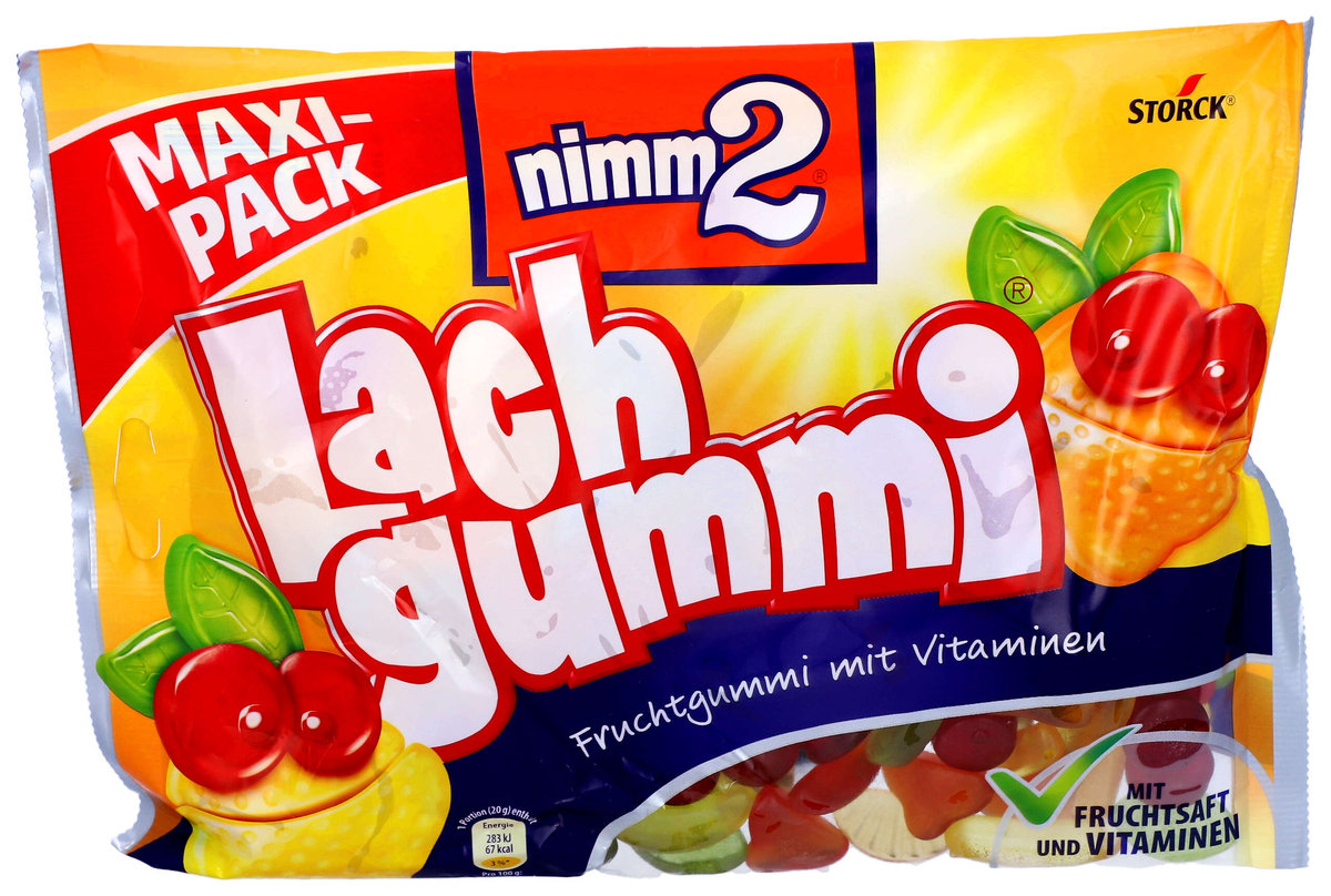 Nimm2, żelki owocowe, Śmiejżelki Lach Gummi, 376g - Storck | Sklep ...