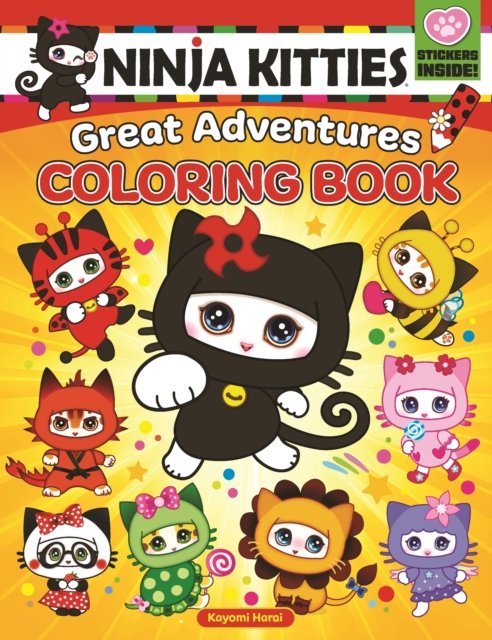 Ninja Kitties Great Adventures Coloring Book - Kayomi Harai | Książka w ...