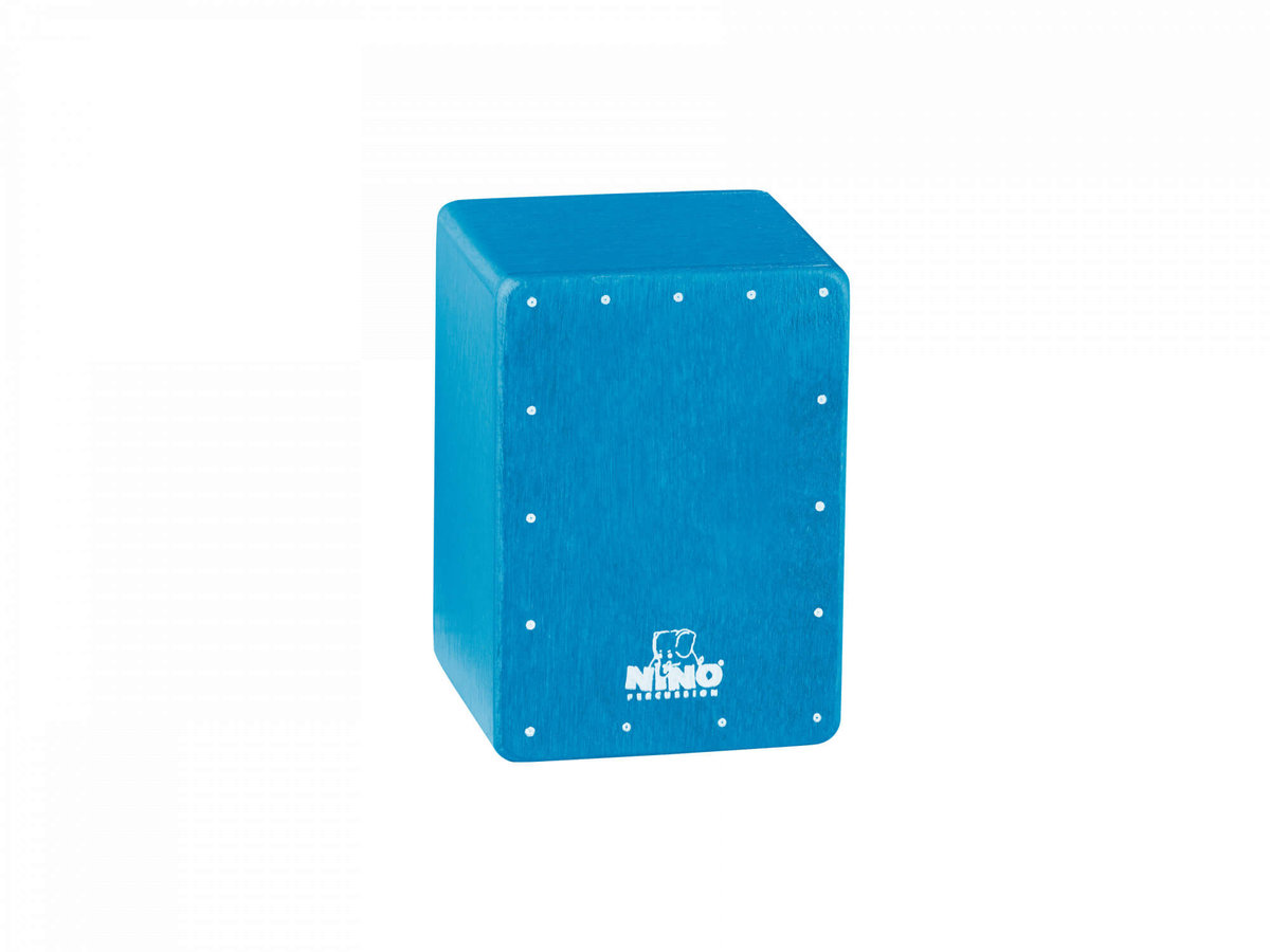 NINO 955B Mini Cajon Shaker (Blue) - Nino | Muzyka Sklep EMPIK.COM