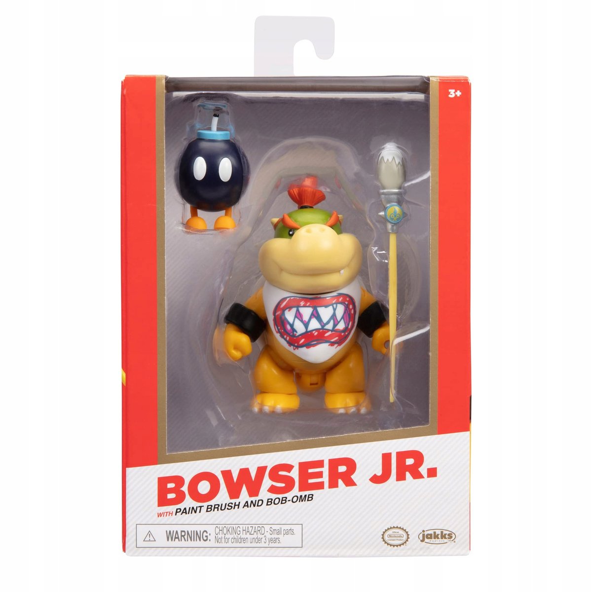 Nintendo Super Mario Figur Bowser Jr. w/Paint brush in Sammlerbox, 10 ...