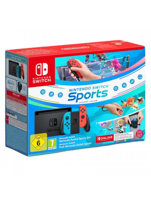 Nintendo Switch + Gra Nintendo Switch Sports + NS Online 90 Dni ...