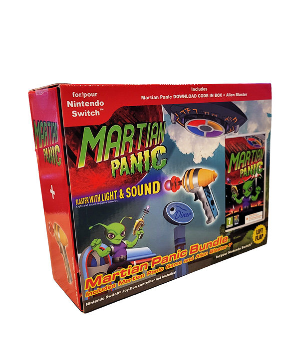 Nintendo Switch Martian Panic Game And Blaster Gun Bundle GAME - Funbox | Gry i programy Sklep ...