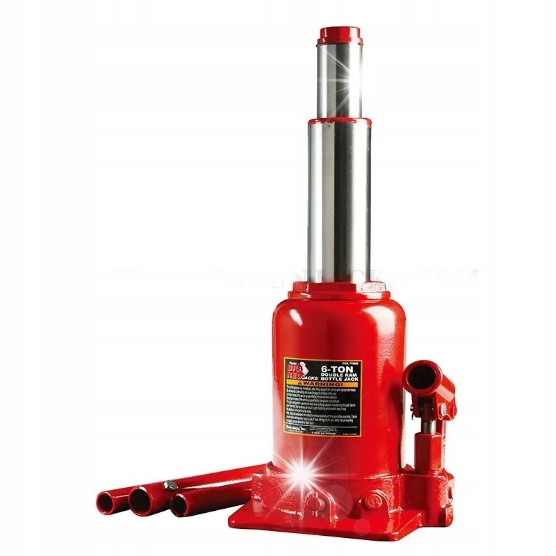 NISKI PODNOŚNIK SŁUPKOWY BUTELKOWY DWUSTOPNIOWY 6T 215-485MM LEWAREK TORIN - Inna marka ...