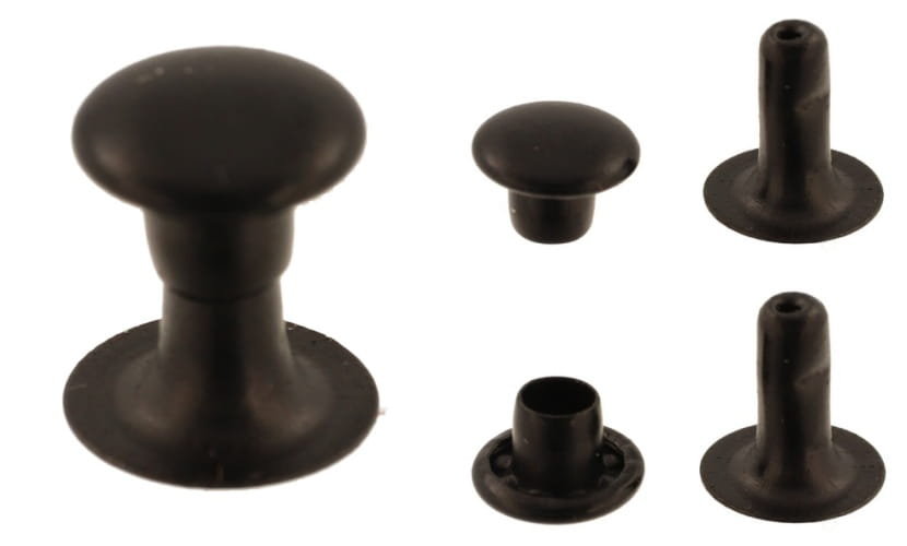 Nit kaletniczy N6 11,1x11,1mm Nity Kapsle 50szt CZARNY - Inny producent | Sklep EMPIK.COM