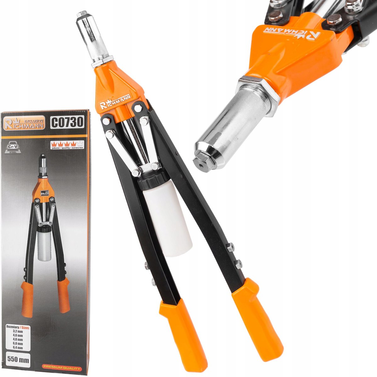 Nitownica Nożycowa Ręczna Czołowa 3,2-6,4Mm Corona - Inna marka | Sklep EMPIK.COM