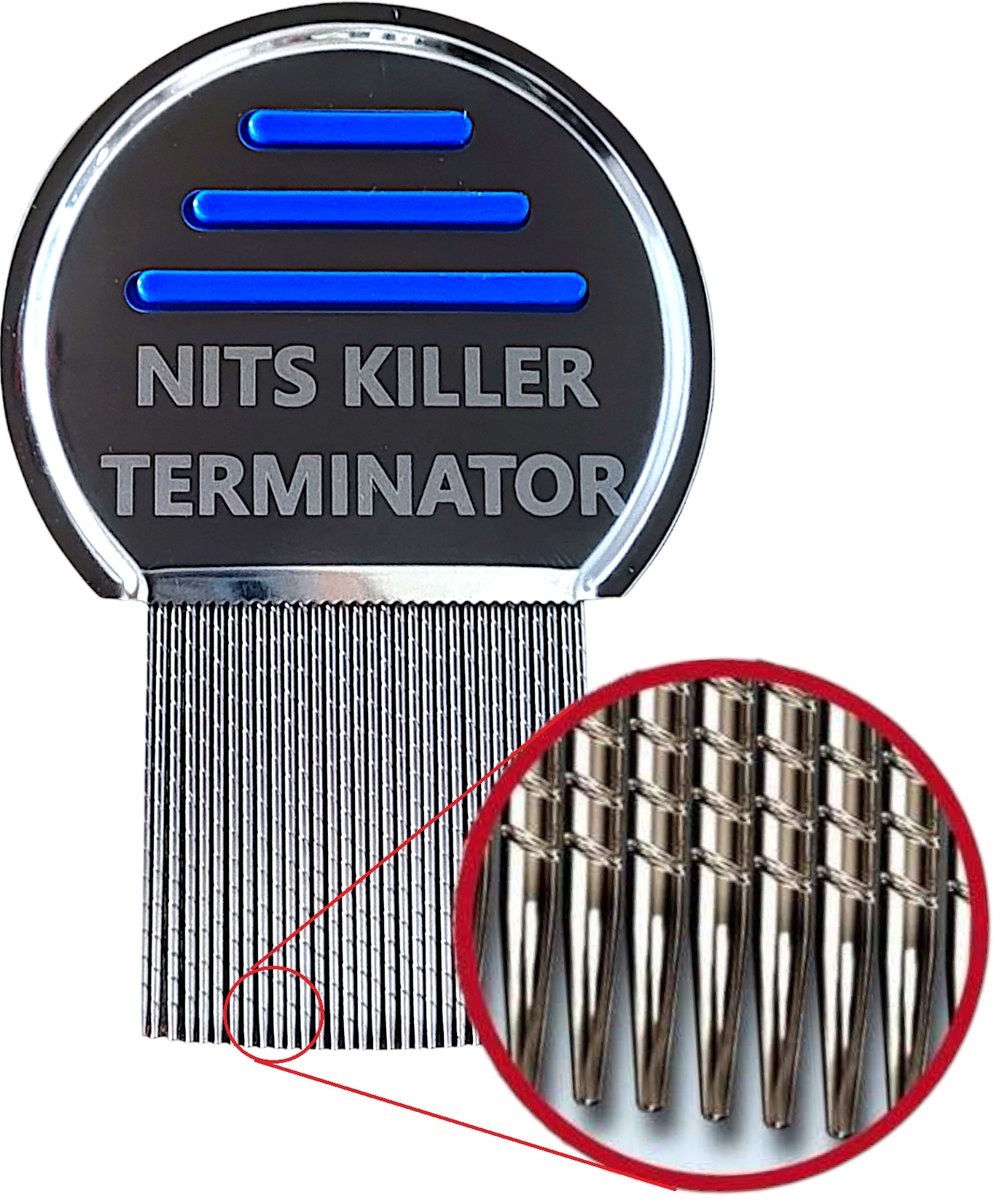 NITS KILLER TERMINATOR GRZEBIEŃ NA WSZY I GNIDY - NITS KILLER ...