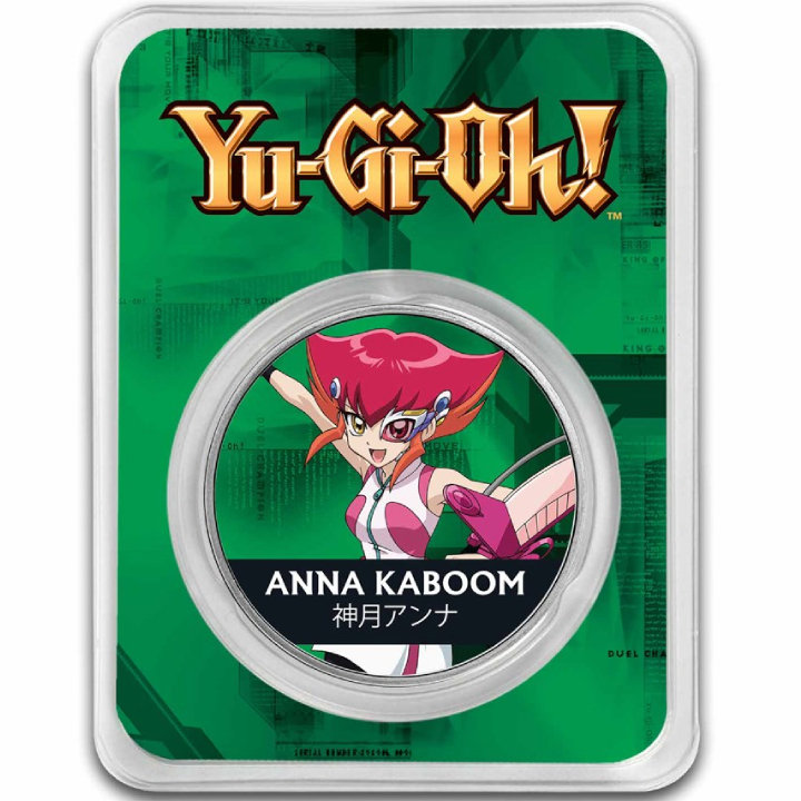 Niue: Yu-Gi-Oh! Anna Kaboom kolorowana 1 uncja Srebra 2024 Slab - Inna marka | Sklep EMPIK.COM
