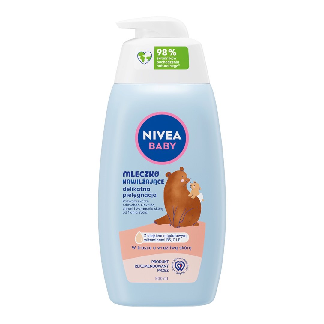 NIVEA BABY Mleczko Nawilżające delikatna pielęgnacja 500 ml - Nivea | Sklep EMPIK.COM