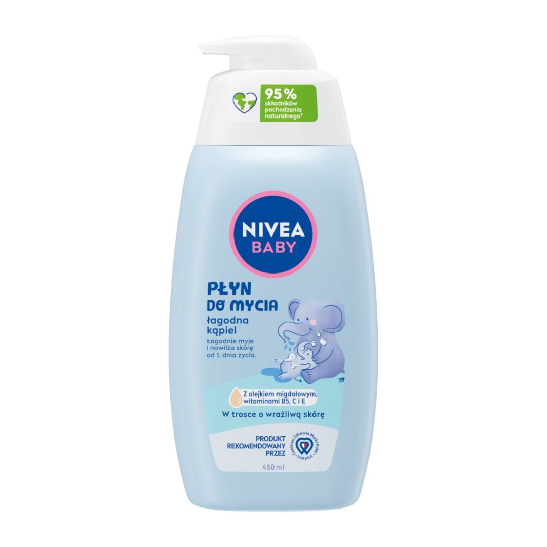 NIVEA BABY Płyn do mycia łagodna kąpiel 450 ml - Nivea | Sklep EMPIK.COM